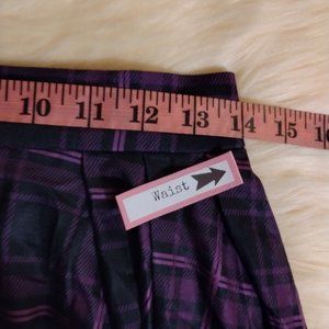 Urban Coco | Skirts | Urban Coco S Purple Tartan Pleated Mini Skirt ...